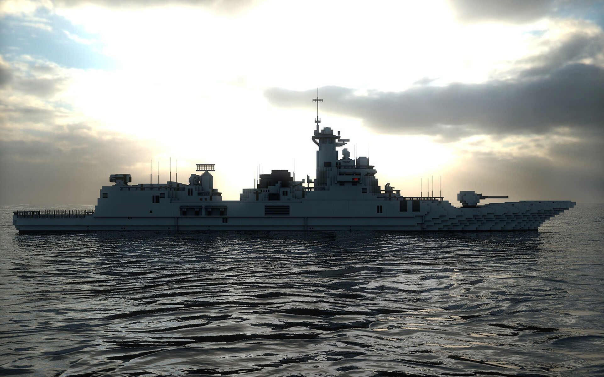 Self created destroyer 太原 Minecraft Map