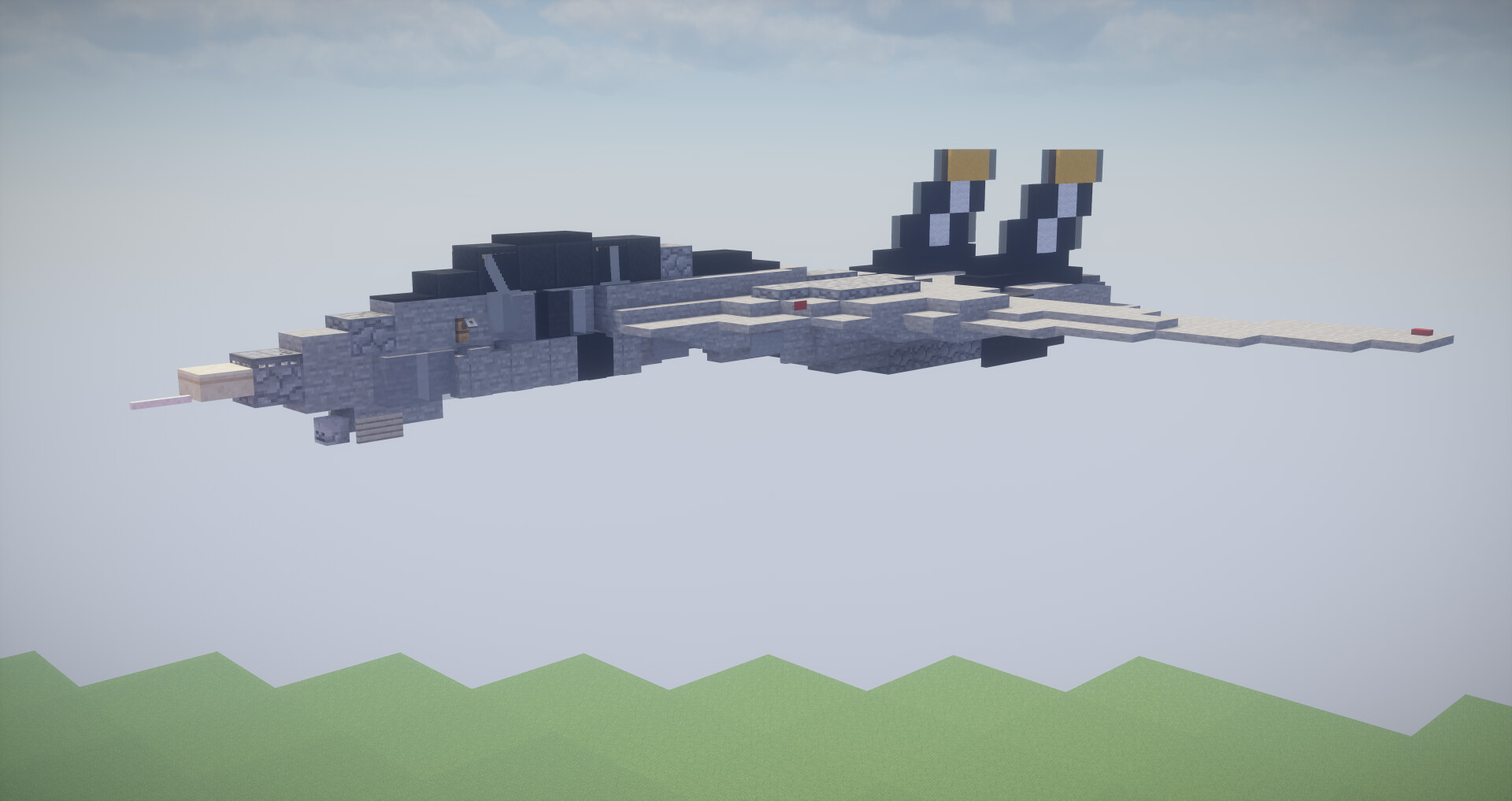 Grumman F-14 Tomcat 1.5:1 Minecraft Map