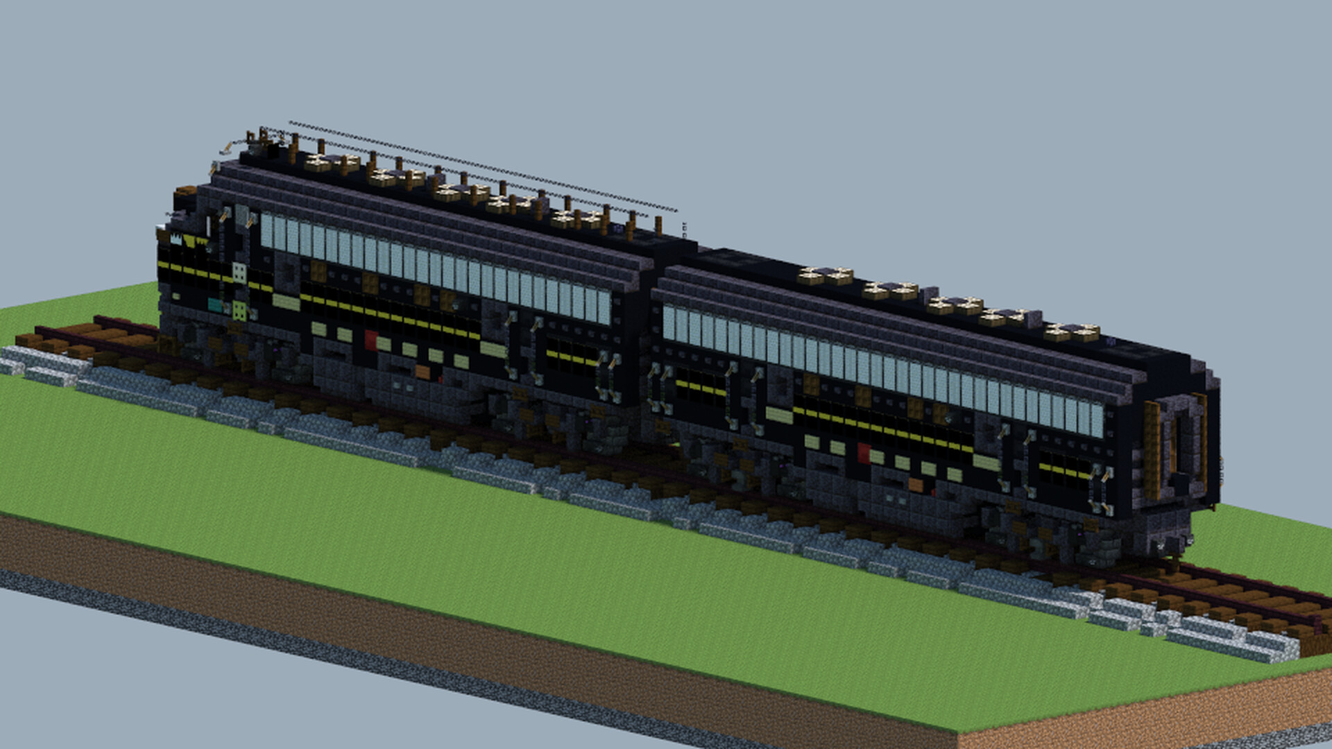Emd F7, Diesel Locomotive [With Download] Minecraft Map