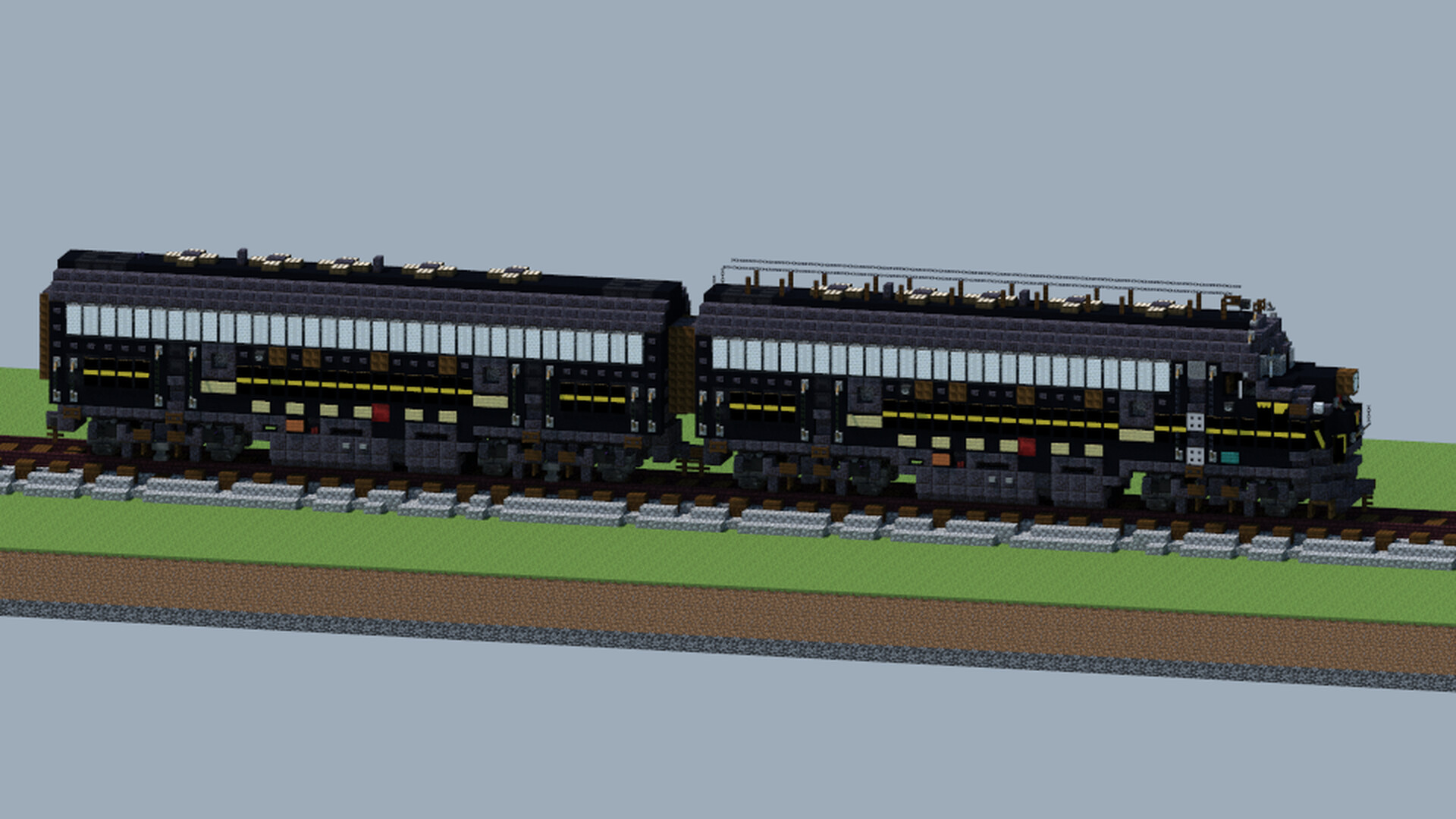 Emd F7, Diesel Locomotive [With Download] Minecraft Map
