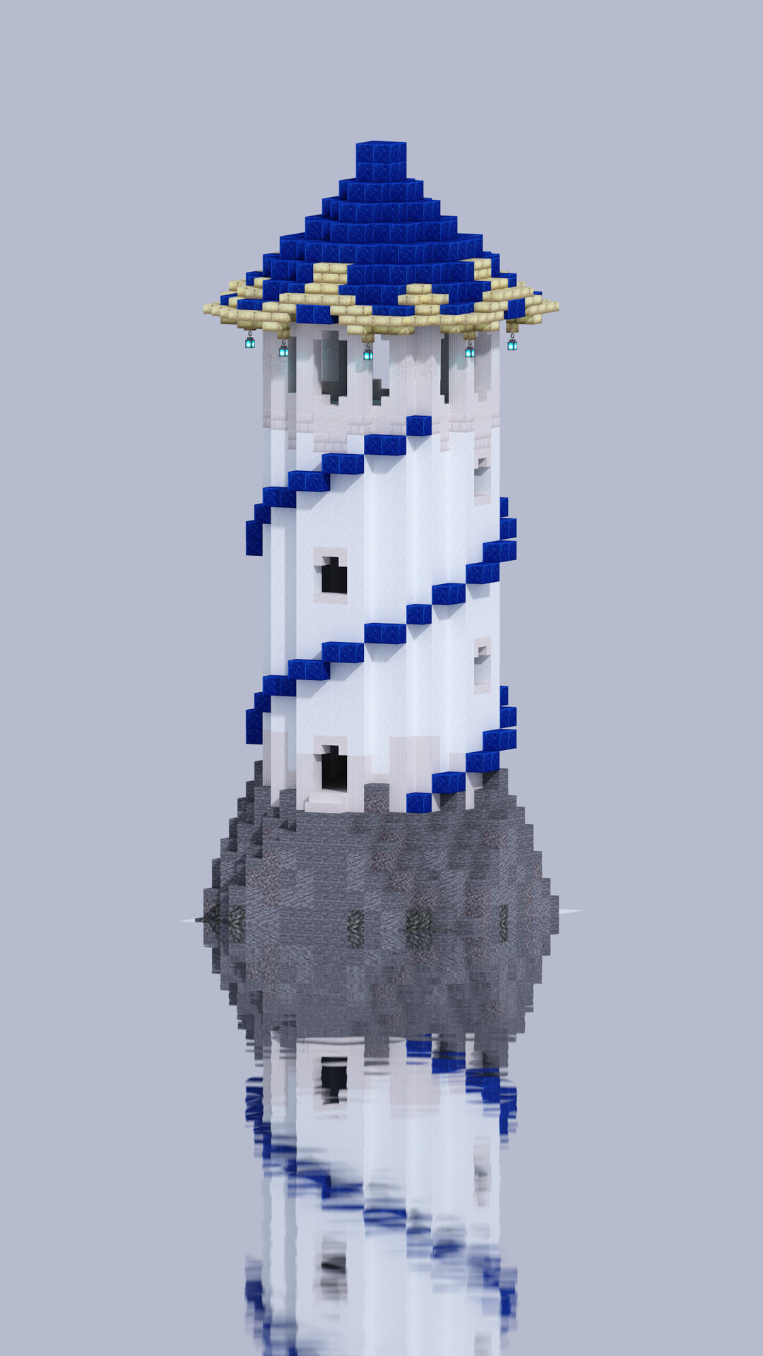 One Chunk Air Nation Tower Minecraft Map