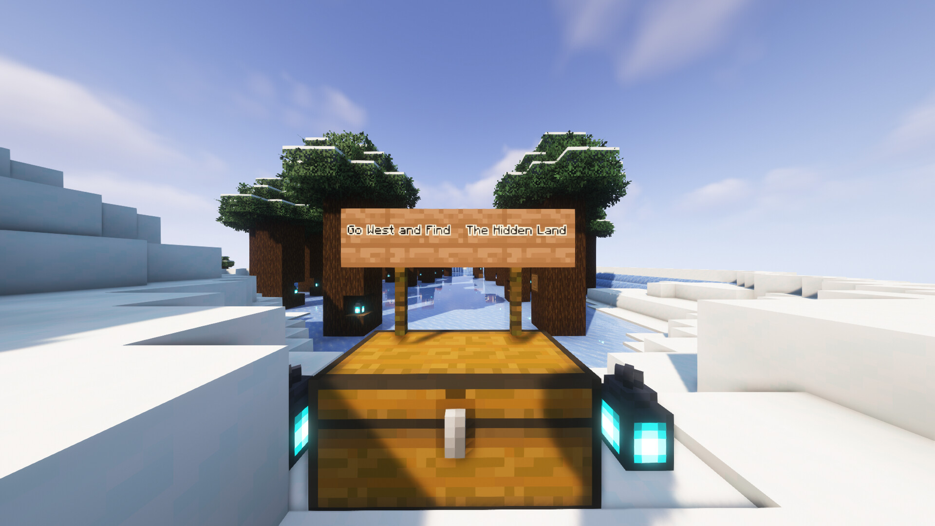 Under the Ice Biome Build Minecraft Map