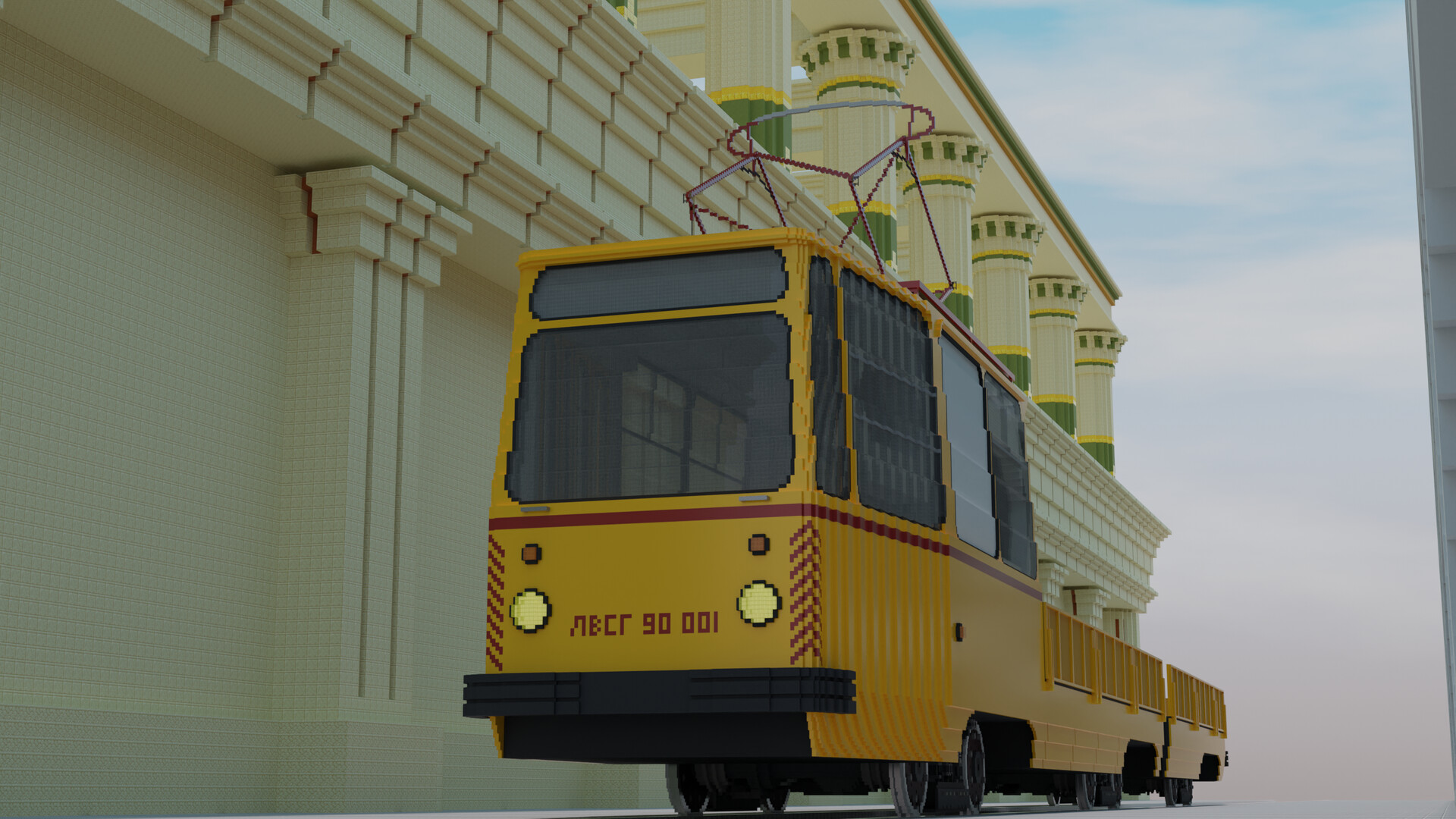Tram LVSG90 Minecraft Map