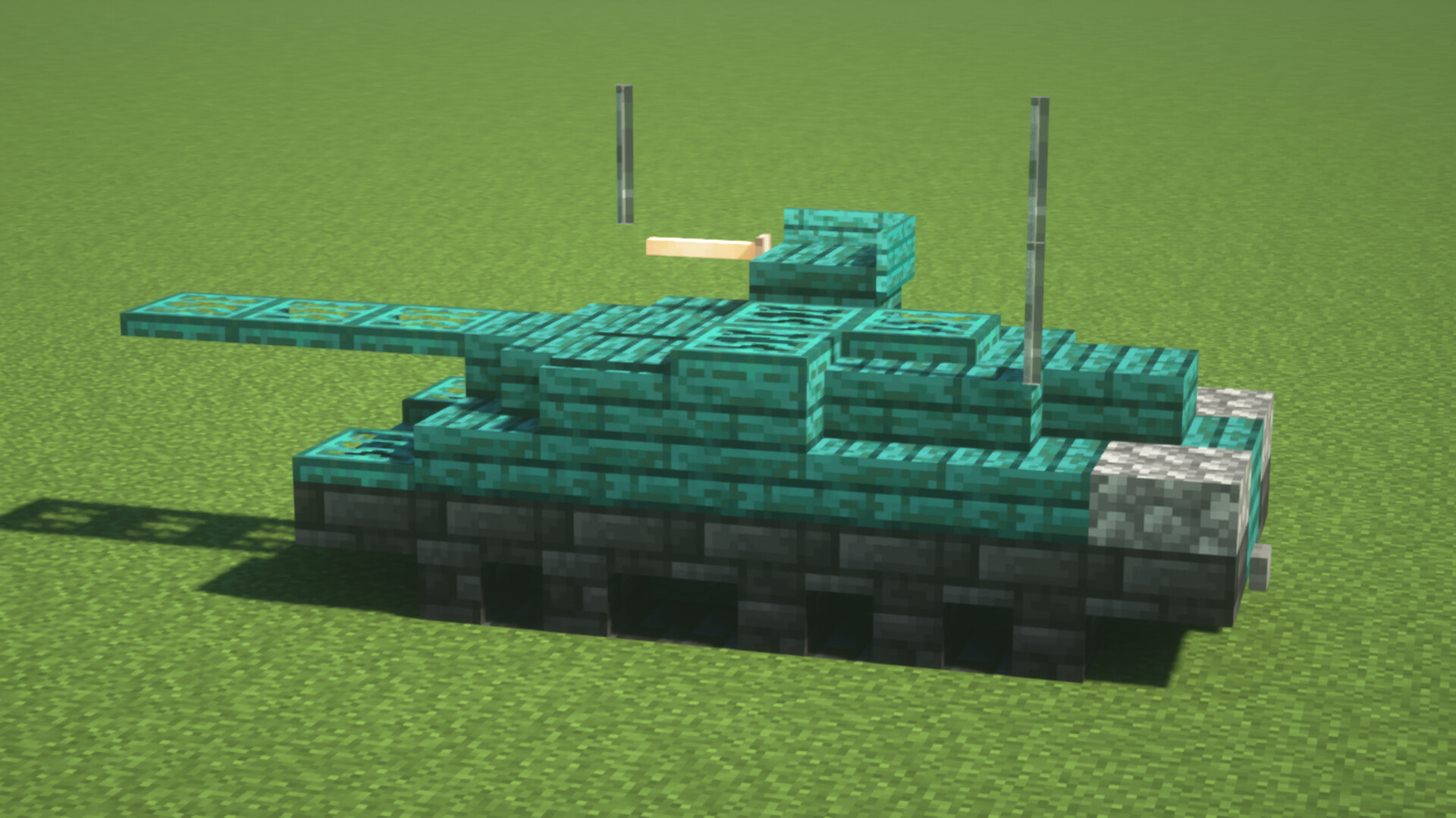 AMX-30 B French Main Battle Tank - 1:1 Scale Minecraft Map