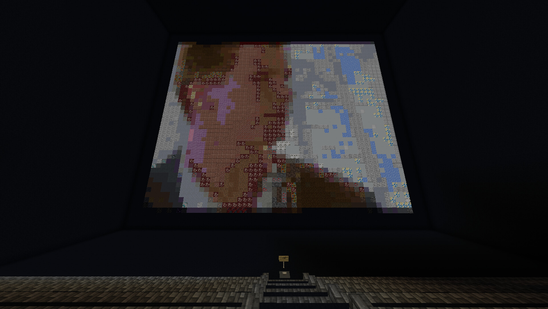 Functional Rickroll video with sound. Minecraft Map