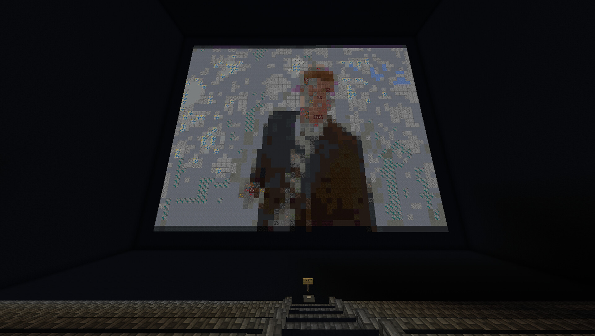 Functional Rickroll video with sound. Minecraft Map