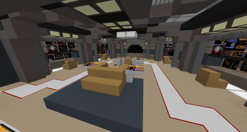 USS-Defiant | Star Trek Megabuild | TrekCraft Minecraft Map