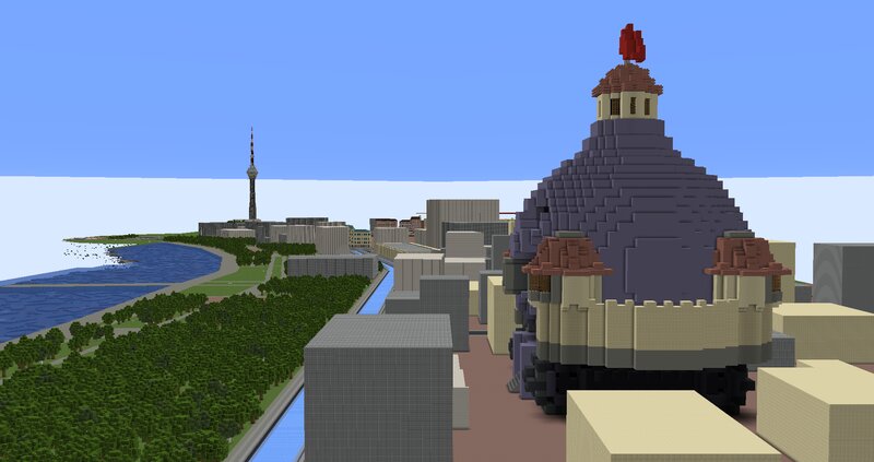 F1 Azerbaijan Grand Prix Ice Boat Racing track (1.18.2) Minecraft Map