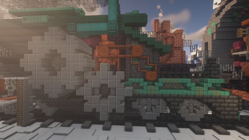 Steampunk Train Minecraft Map