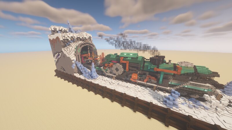Steampunk Train Minecraft Map