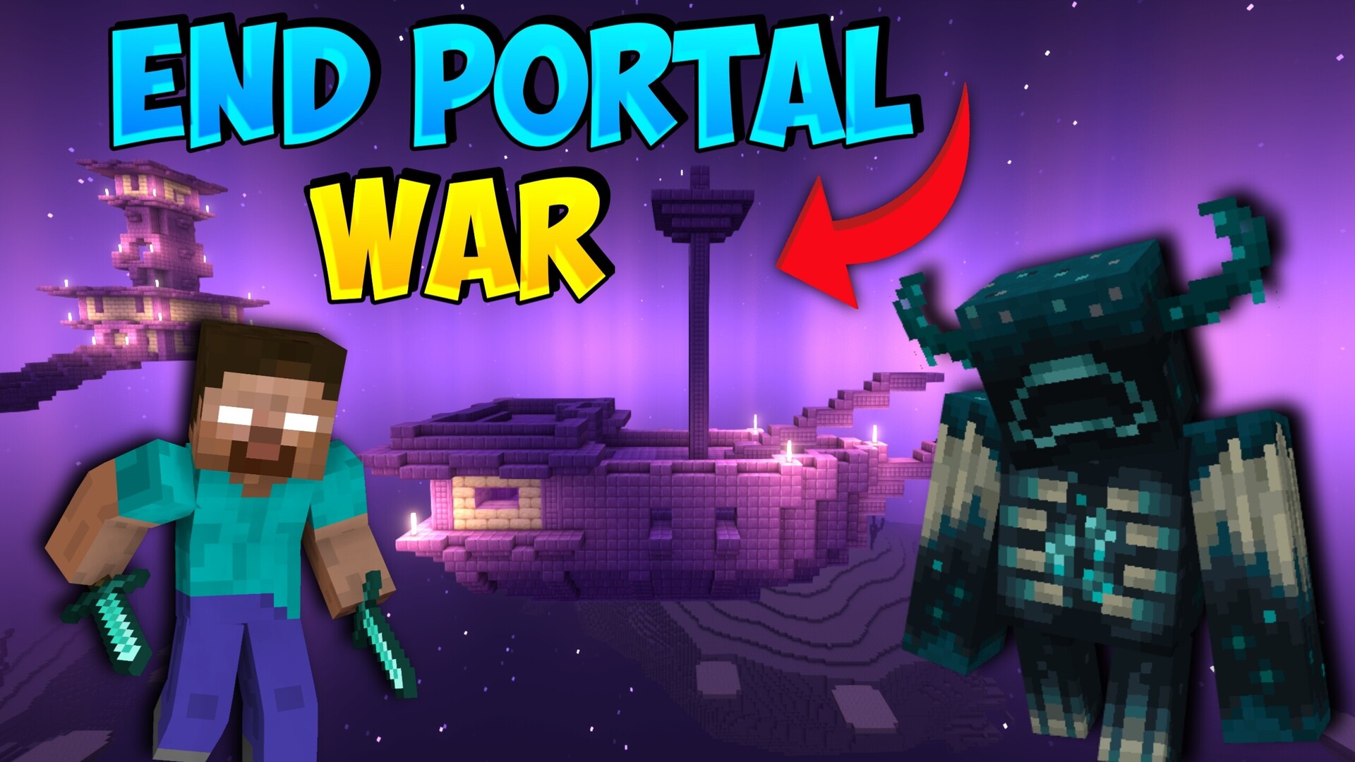 End Portal War Game Minecraft Map