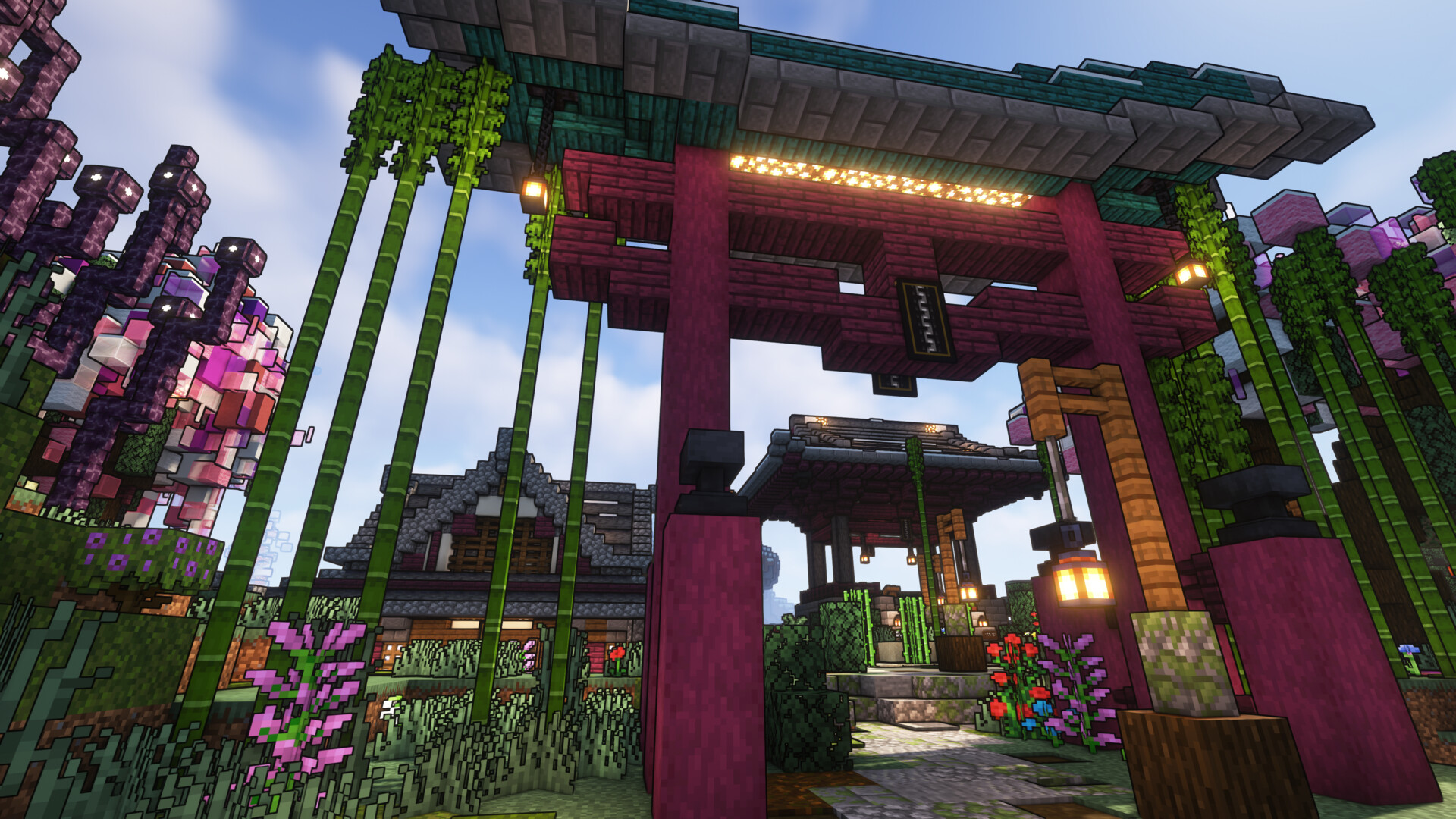 Three Towers with Treasure Hunt - Survival World Minecraft Map