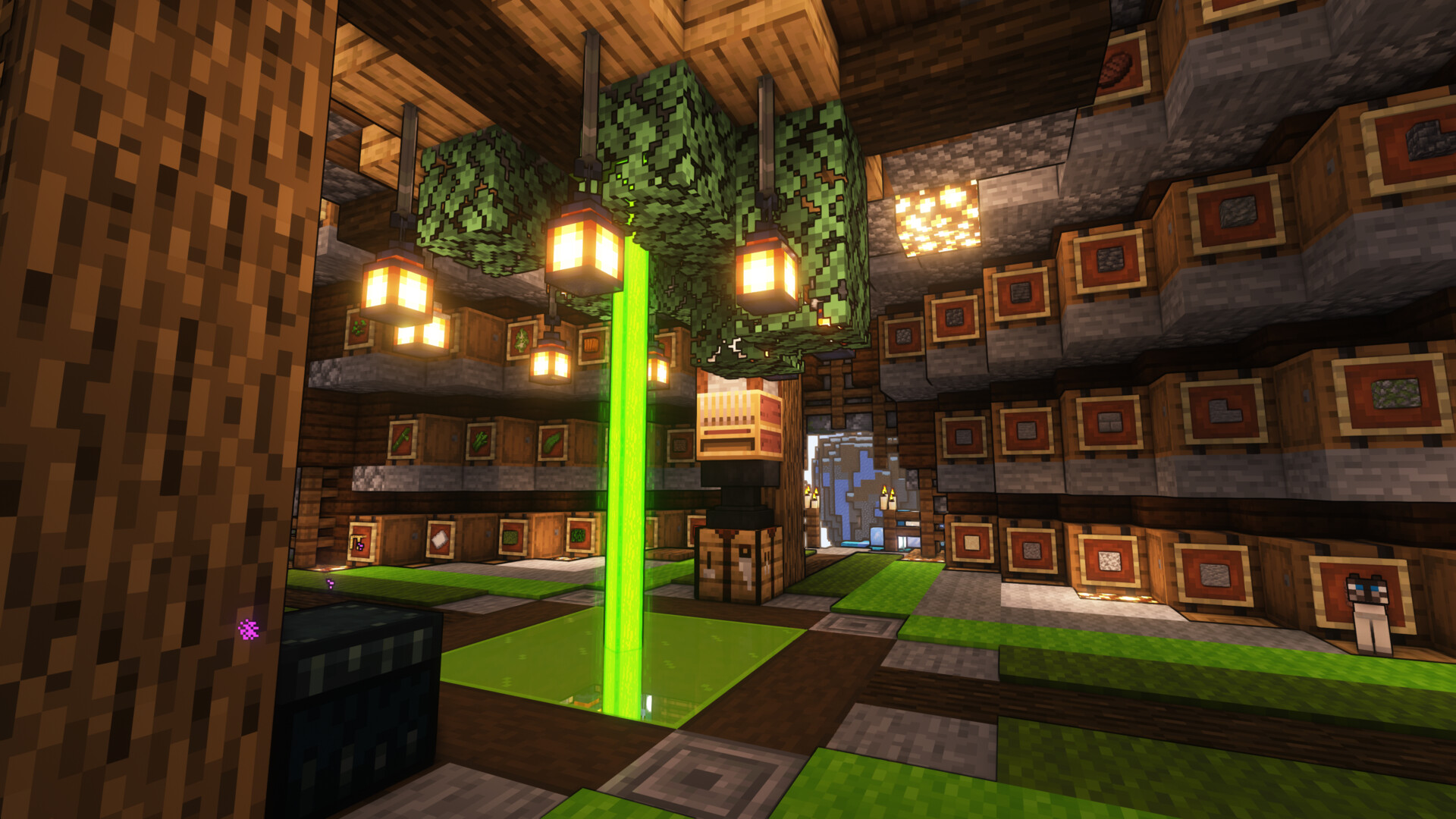 Three Towers with Treasure Hunt - Survival World Minecraft Map