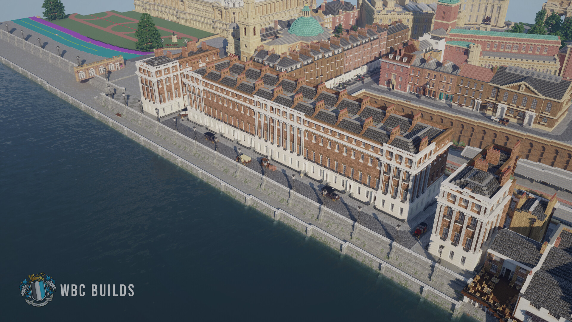 The Adelphi Terrace, Whiteburg City Minecraft Map