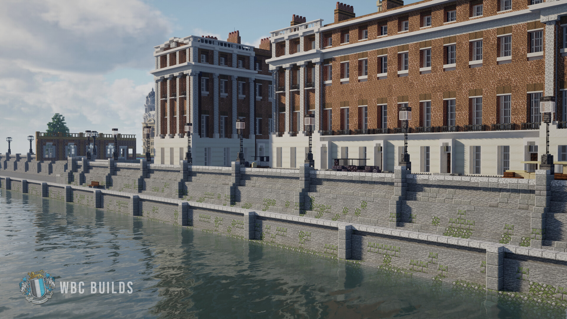 The Adelphi Terrace, Whiteburg City Minecraft Map