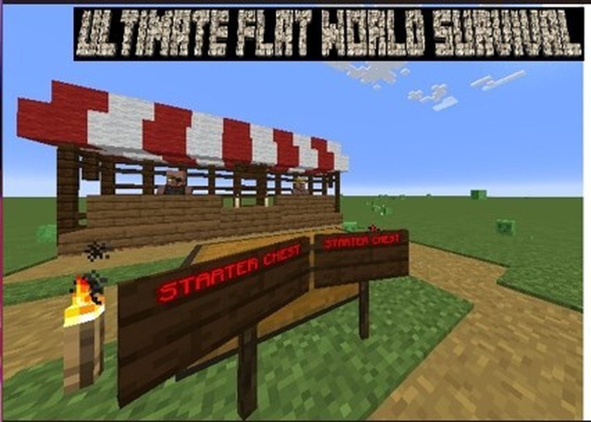 Ultimate Flat World Survival Minecraft Map