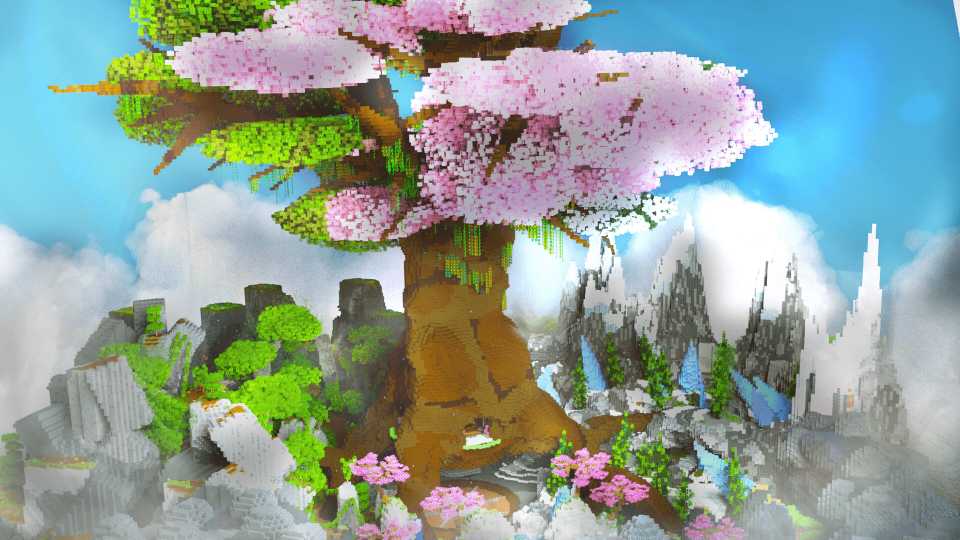 4 Biomes PitPVP Map Minecraft Map