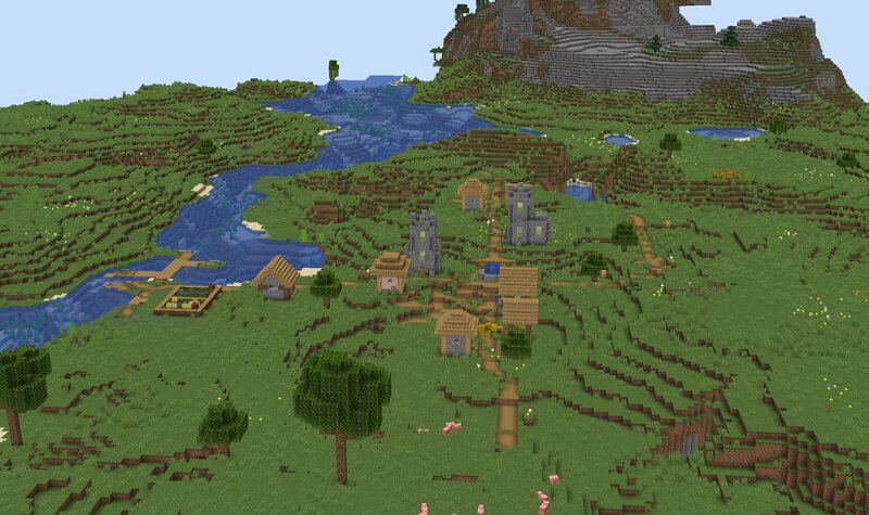 Extreme insane seed (4 villages + extreme small Desert + extreme small ...