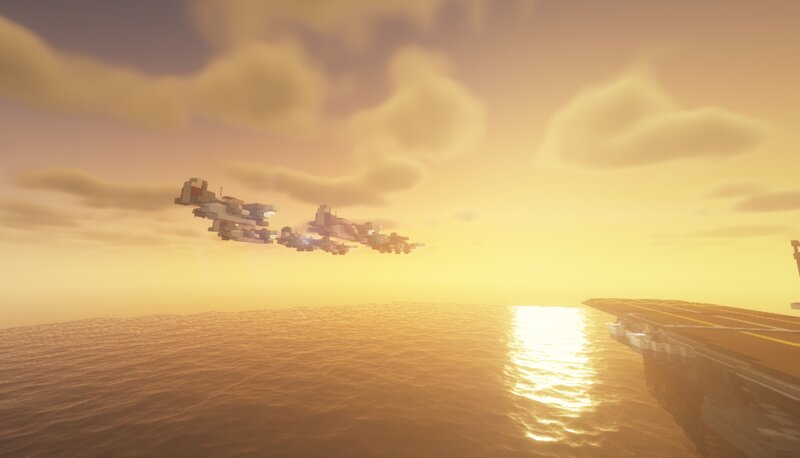 USS Wasp CV-7 1:1 Scale Minecraft Map