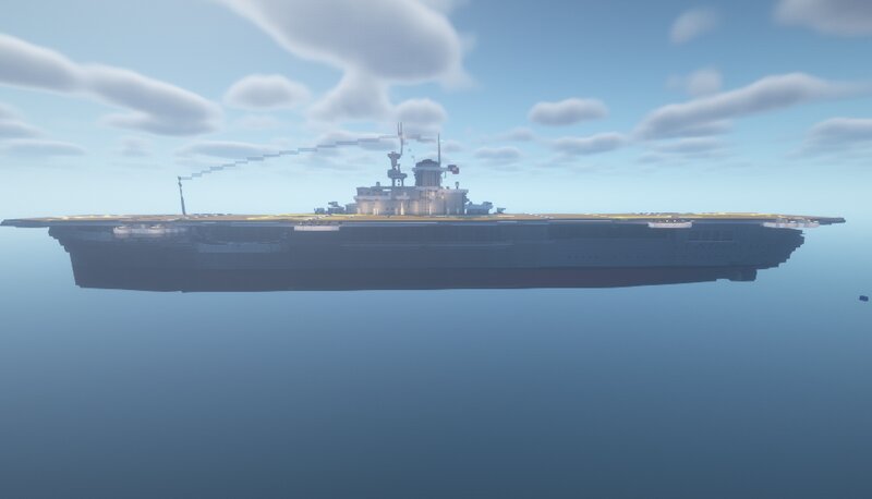 USS Wasp CV-7 1:1 Scale Minecraft Map