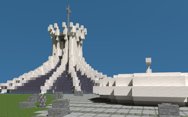 Catedral Metropolitana de Brasília Nossa Senhora Aparecida Minecraft Map
