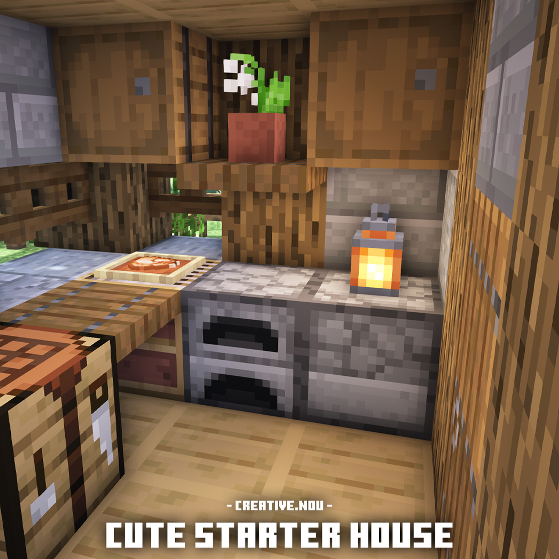 Cute Starter House (Tutorial On Youtube) Minecraft Map