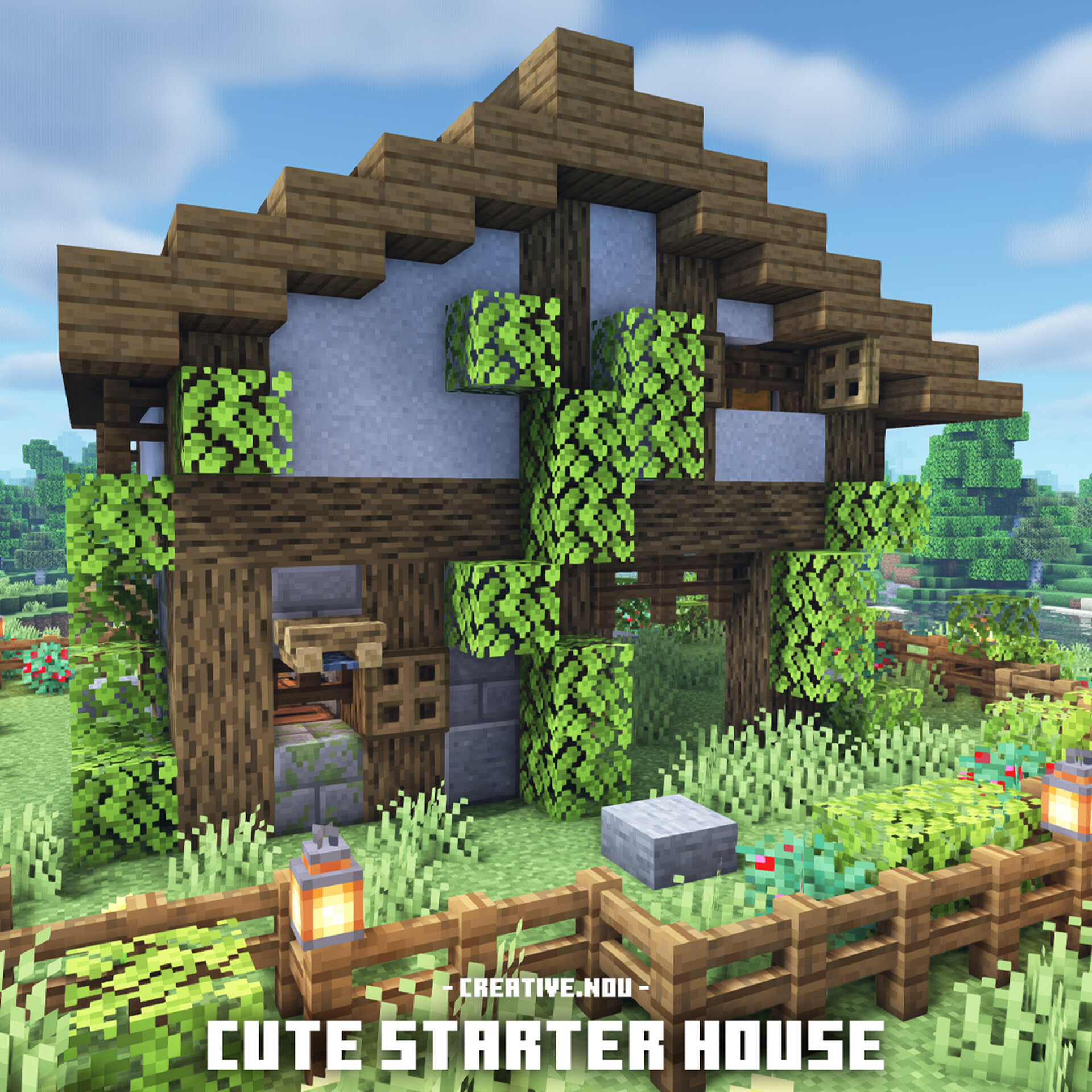 Cute Starter House (Tutorial On Youtube) Minecraft Map