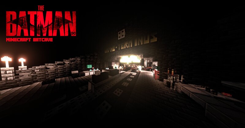 Batcave - The Batman (DC Comics) Minecraft Map