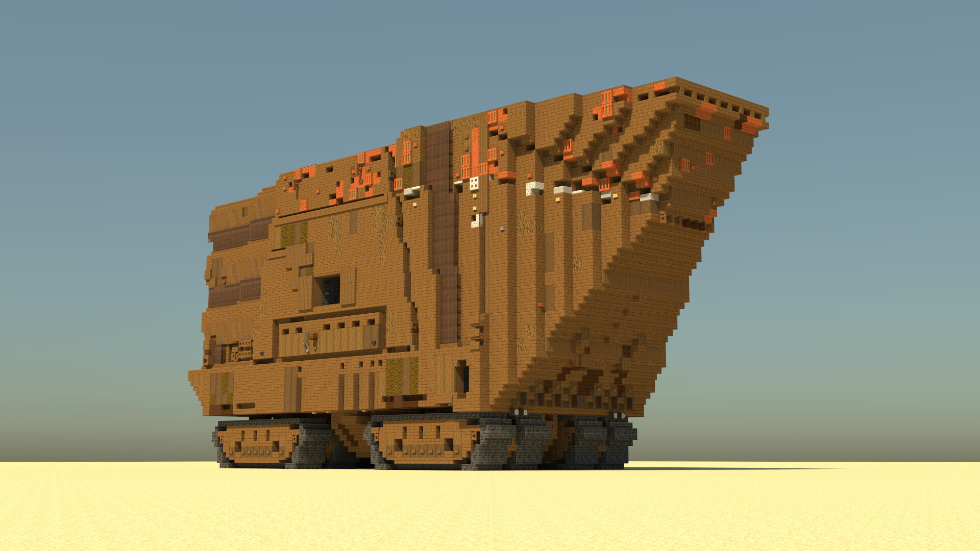 Jawa Sandcrawler Minecraft Map
