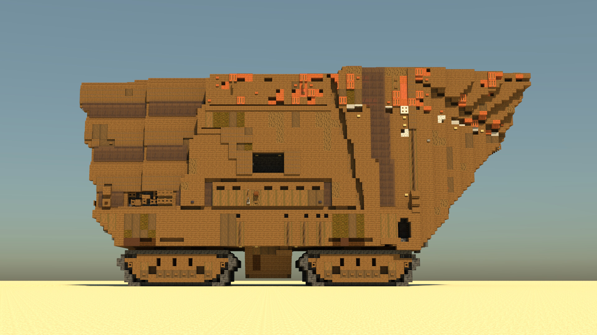 Jawa Sandcrawler Minecraft Map