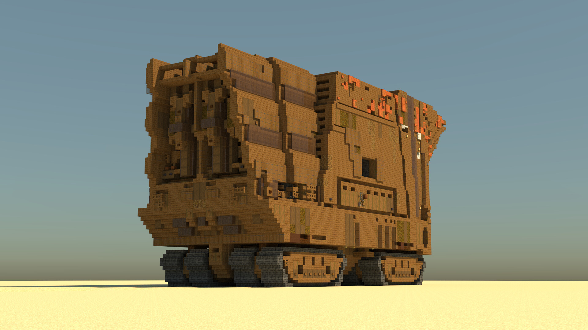 Jawa Sandcrawler Minecraft Map