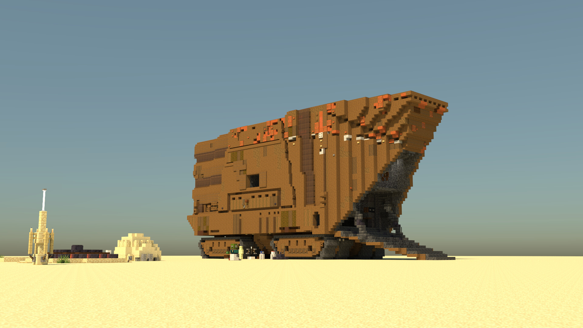 Jawa Sandcrawler Minecraft Map