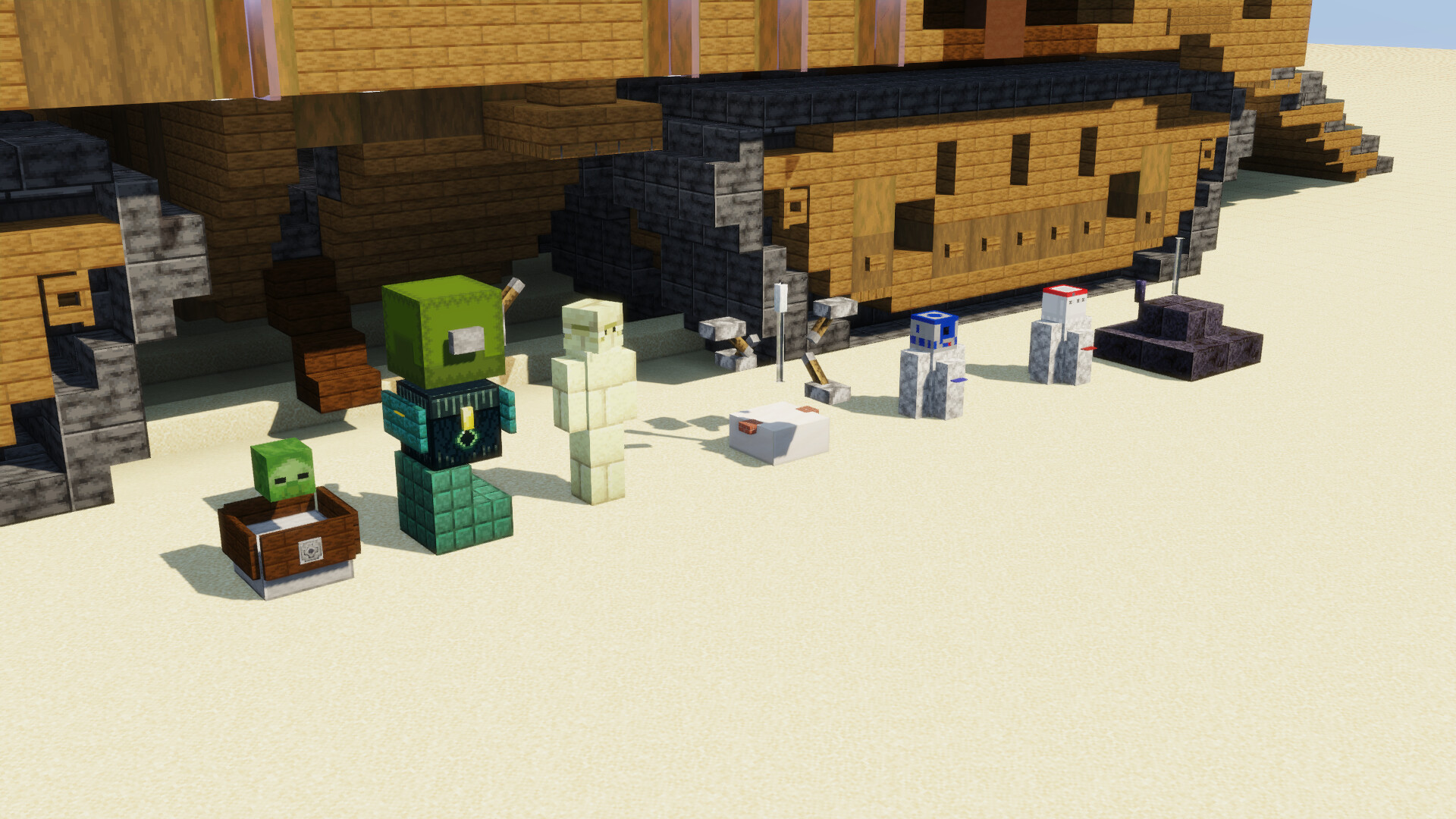 Jawa Sandcrawler Minecraft Map