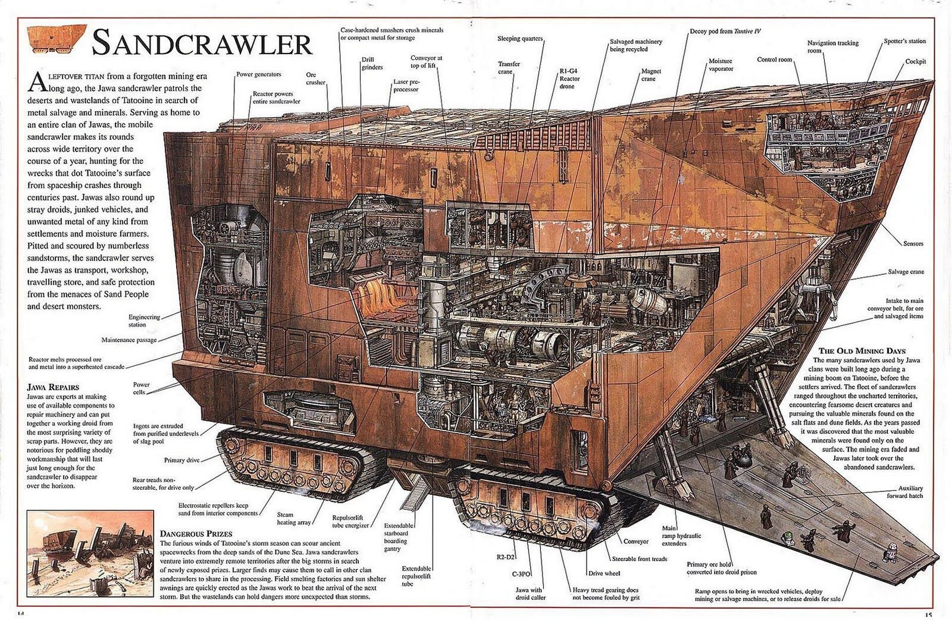 Jawa Sandcrawler Minecraft Map
