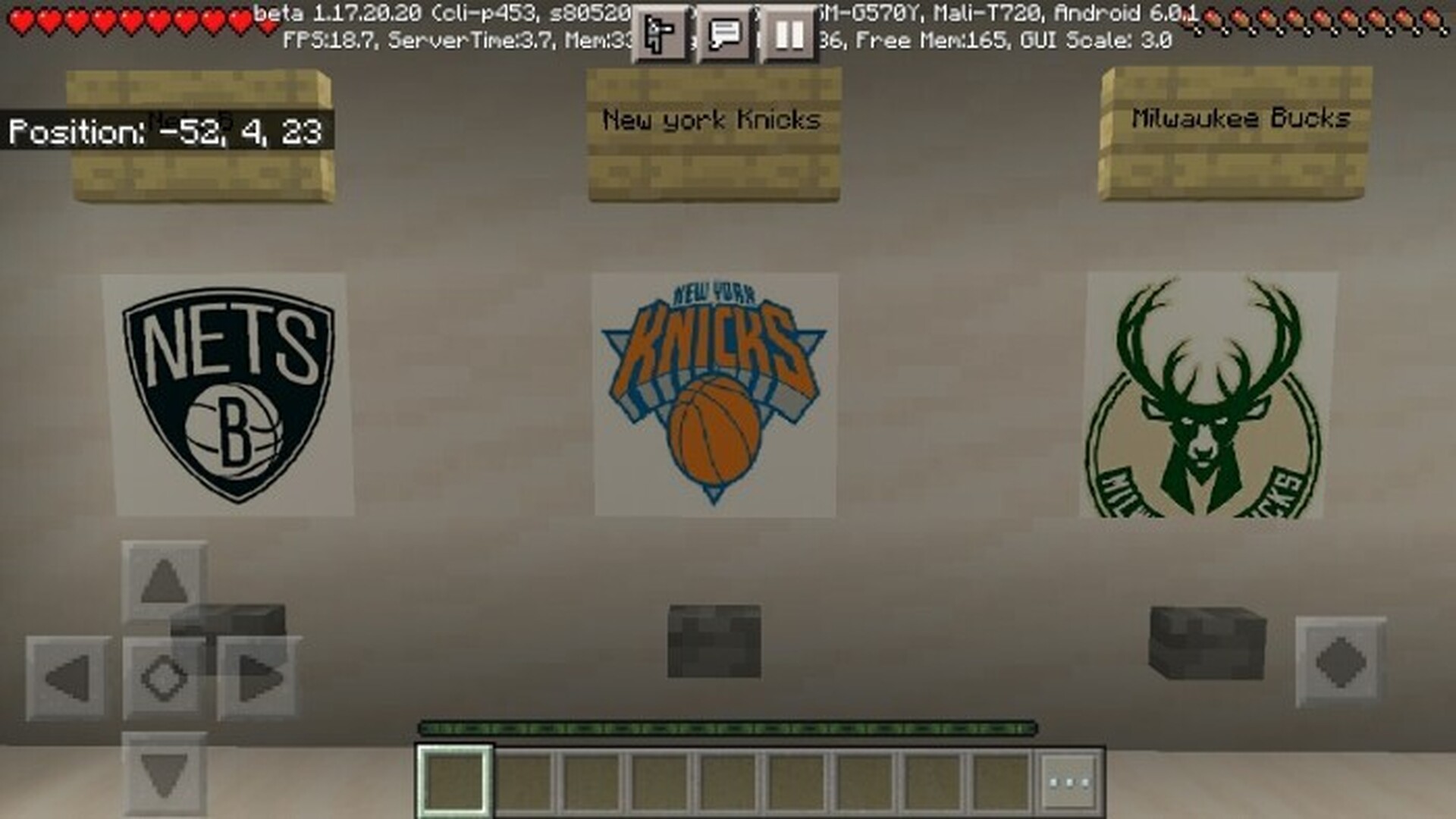 NBA Online Update 1.3 PE only Minecraft Map