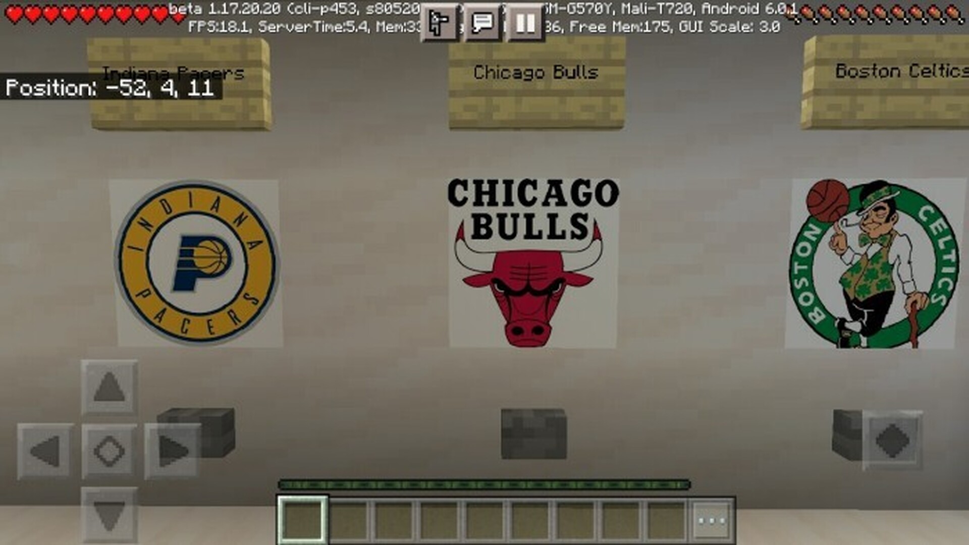 NBA Online Update 1.3 PE only Minecraft Map