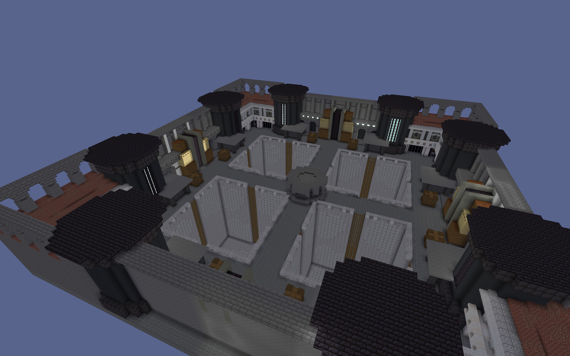 80X80 RAW MATERİAL ZONE / HAMMADDE ALANI [TR] [FREE] Minecraft Map