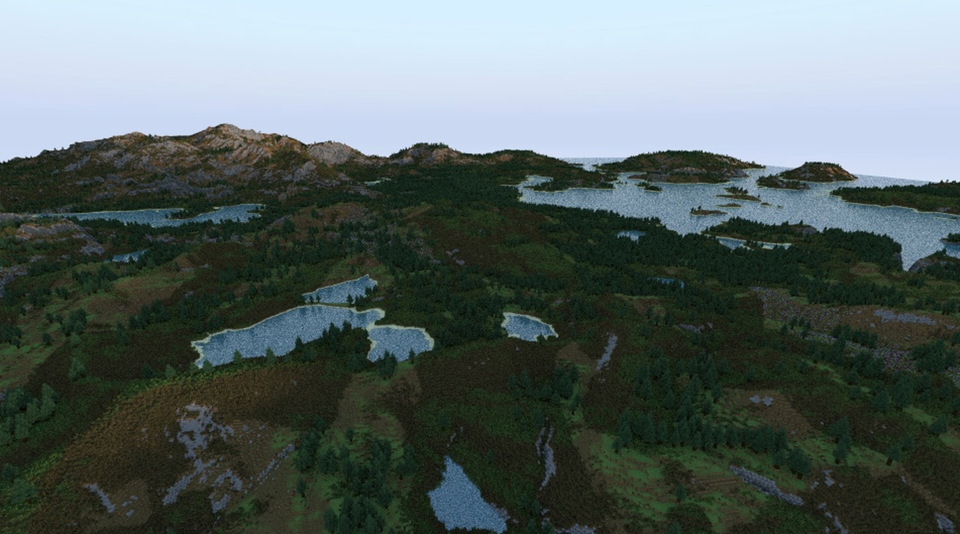 Island 2 biome, 4x4 Minecraft Map