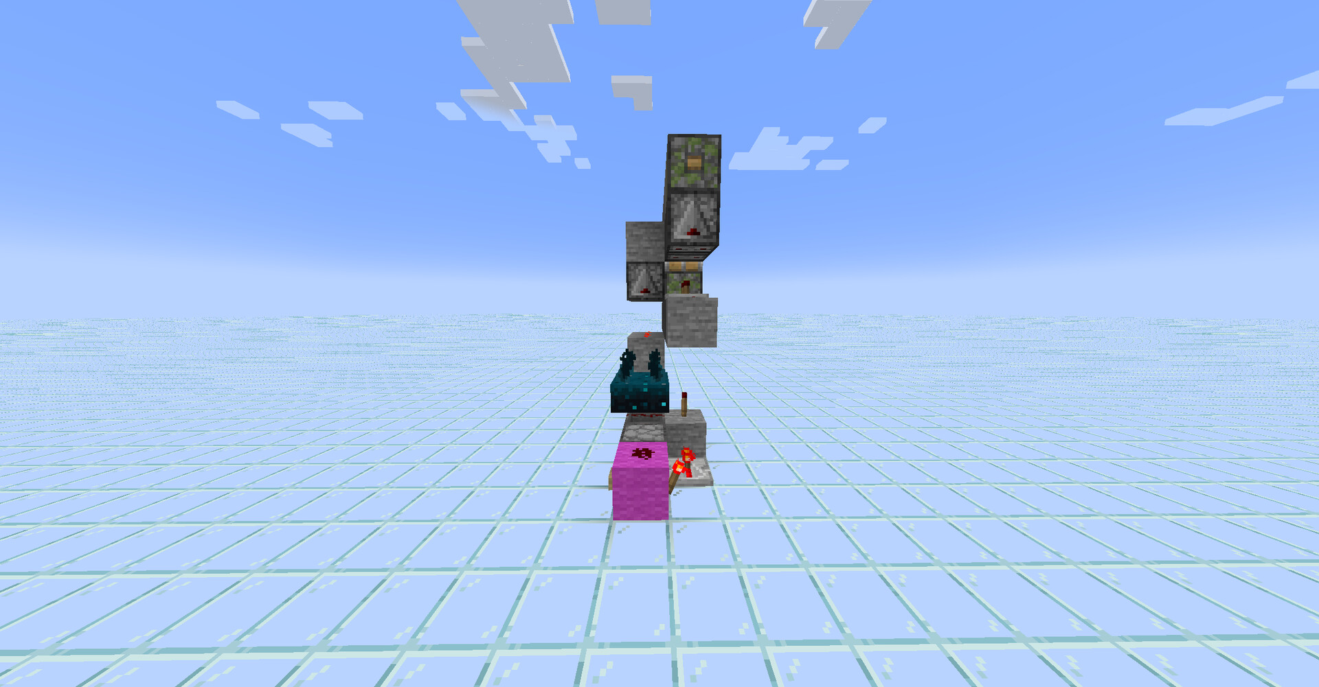 2×2 Most Compact Sculk Sensor Door Minecraft Map