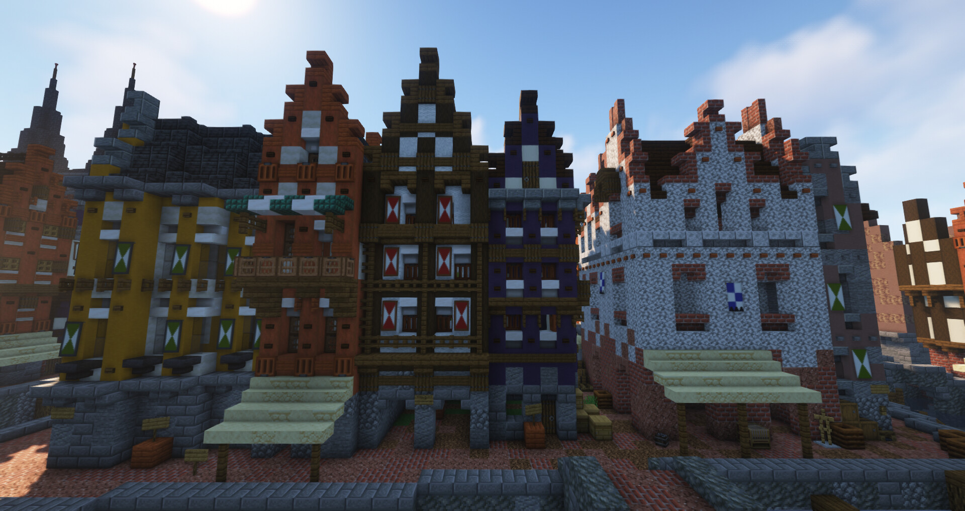 Olterbeck Medieval Canal City Minecraft Map
