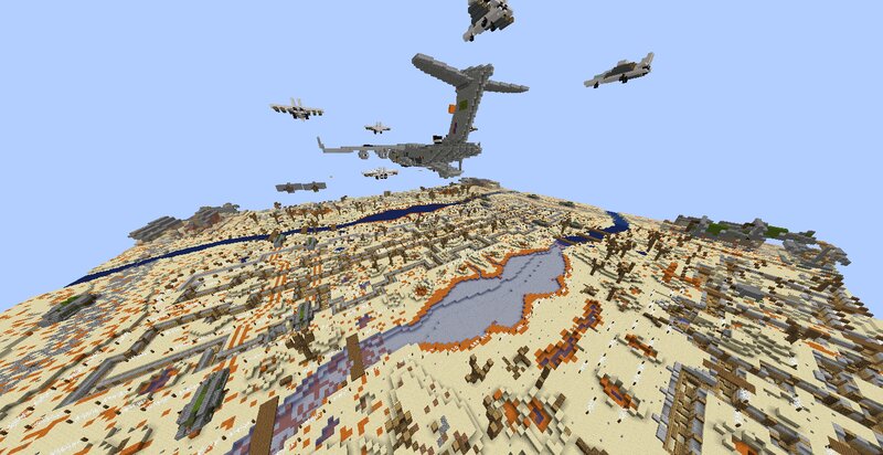 Warzone drop Minecraft Map