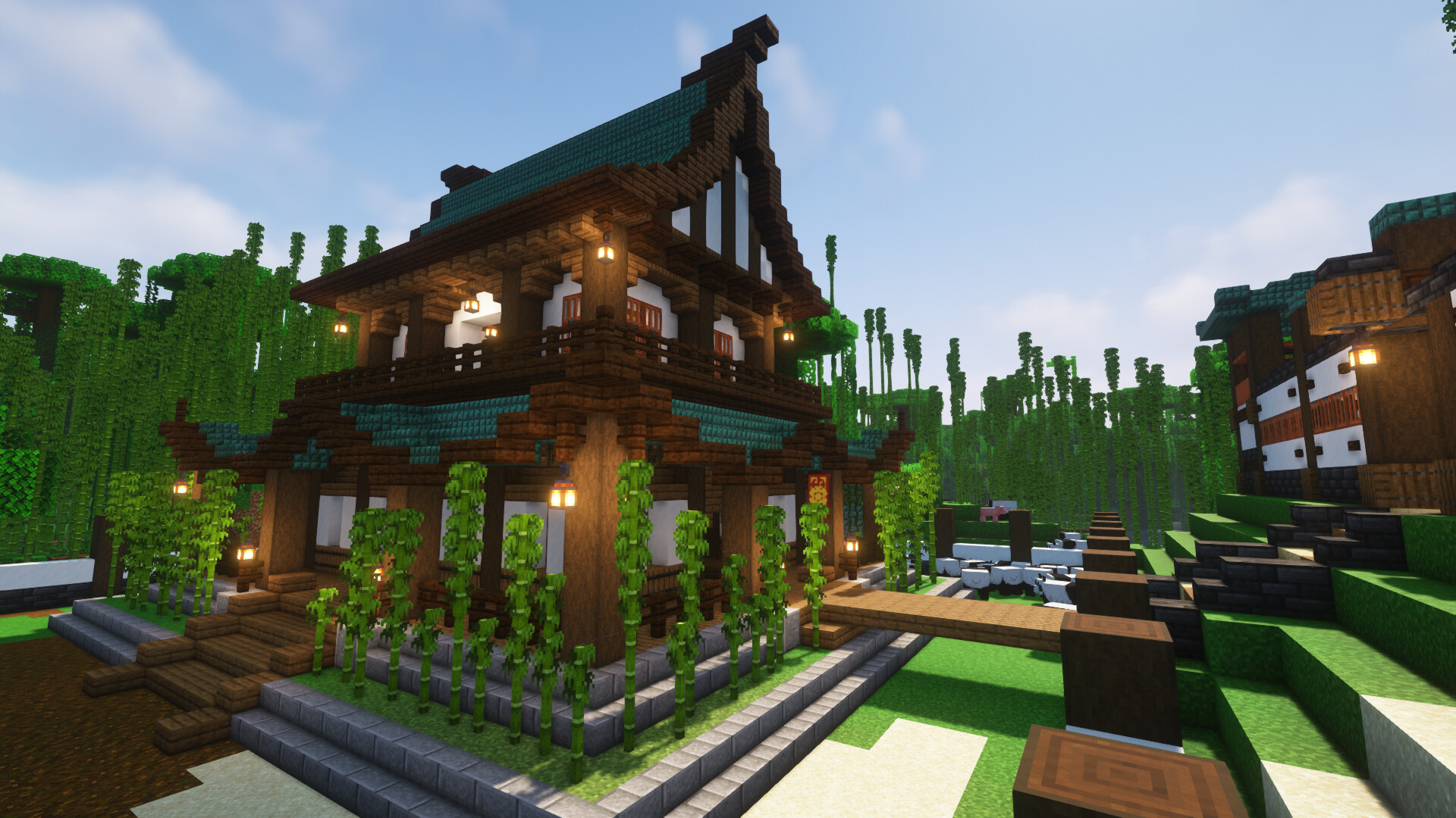 SnowyWookie & MissSpuds Japanese Village Minecraft Map