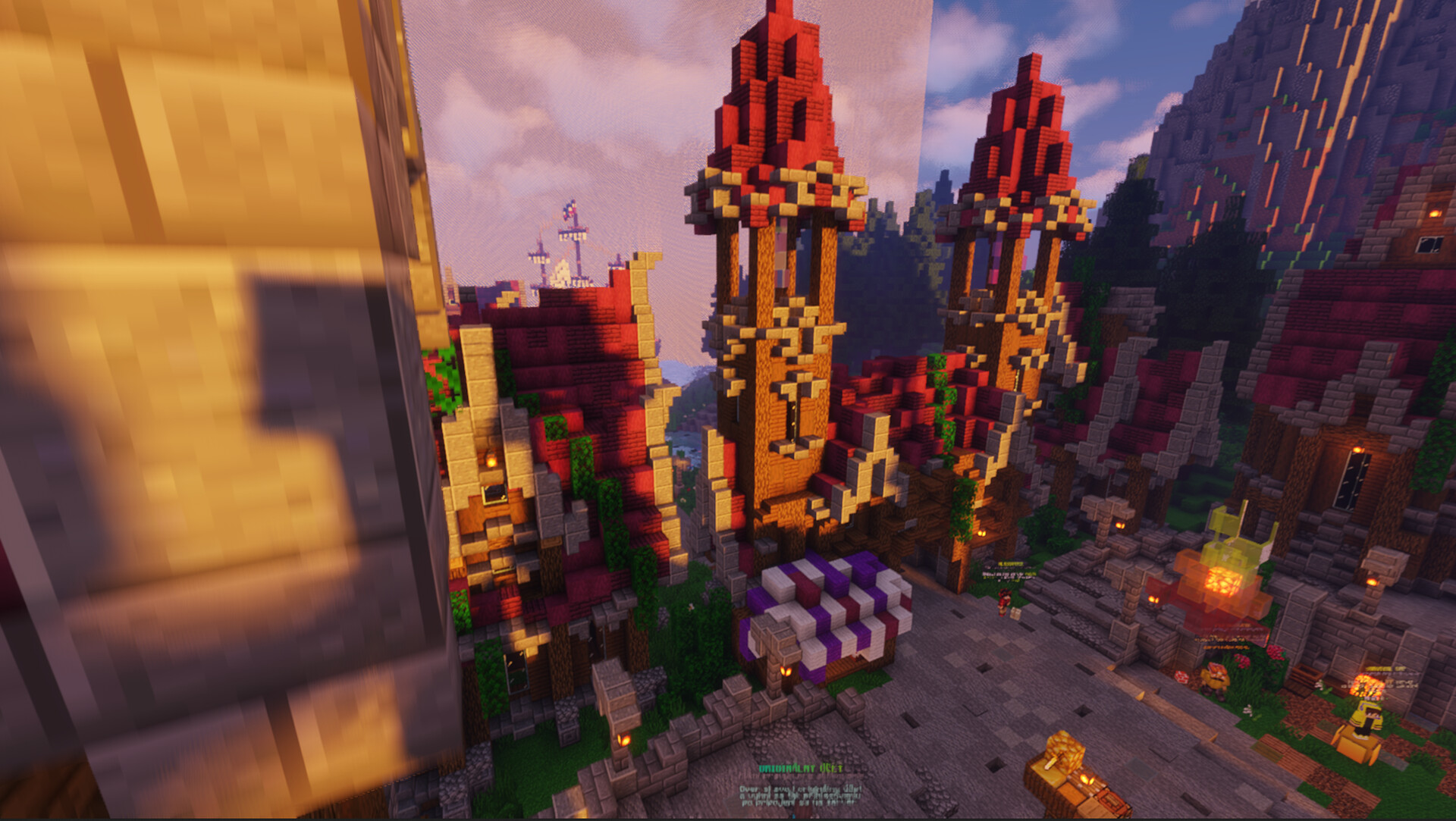 medieval island harbour Minecraft Map