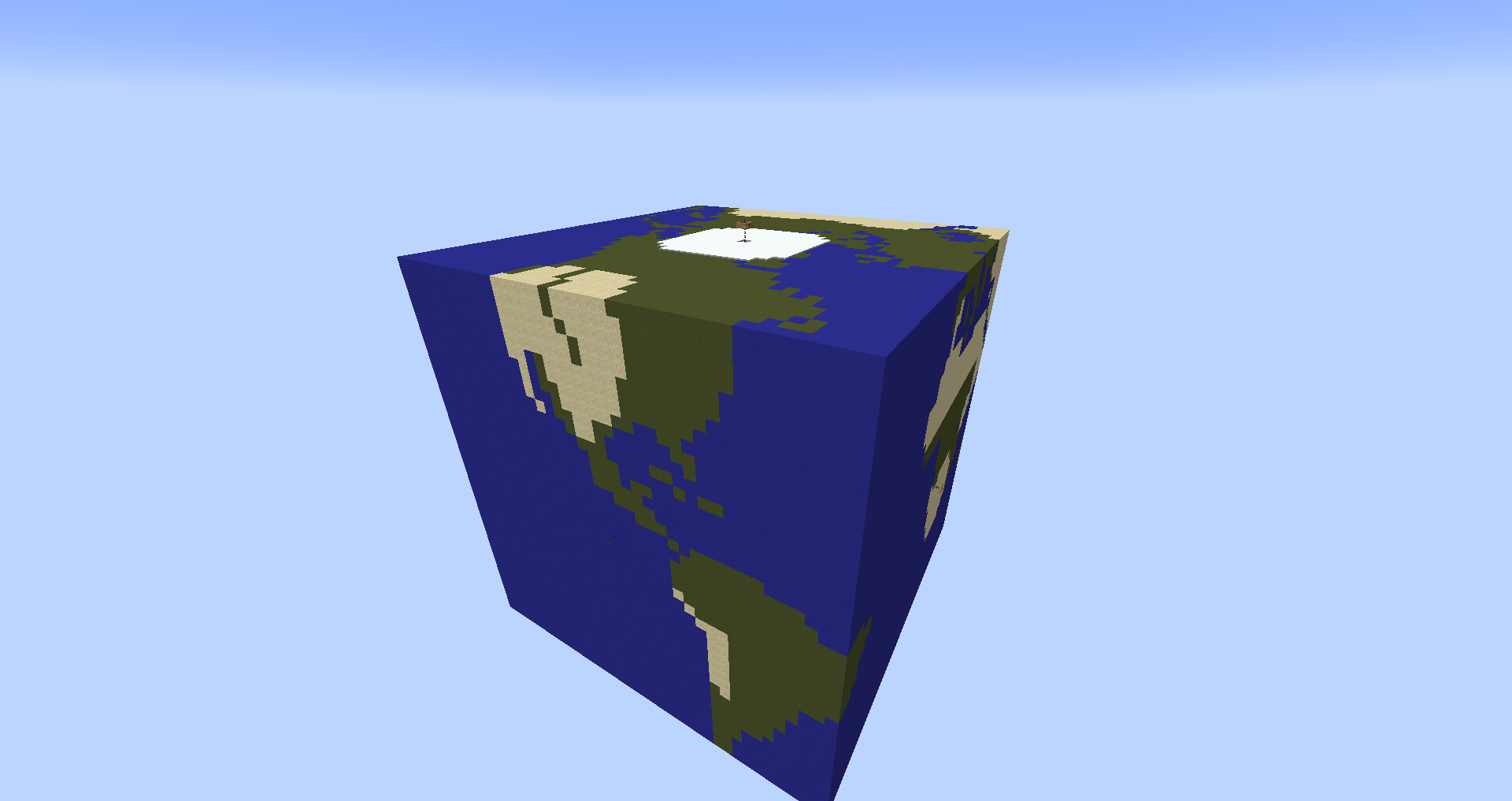 The Earth in Minecraft Minecraft Map