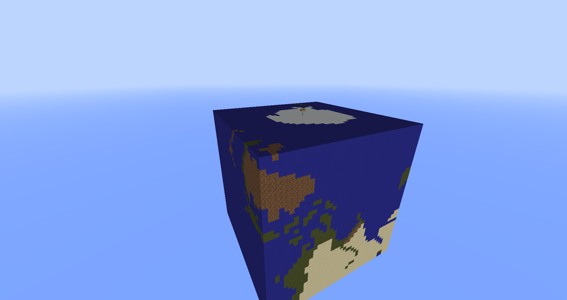 The Earth in Minecraft Minecraft Map