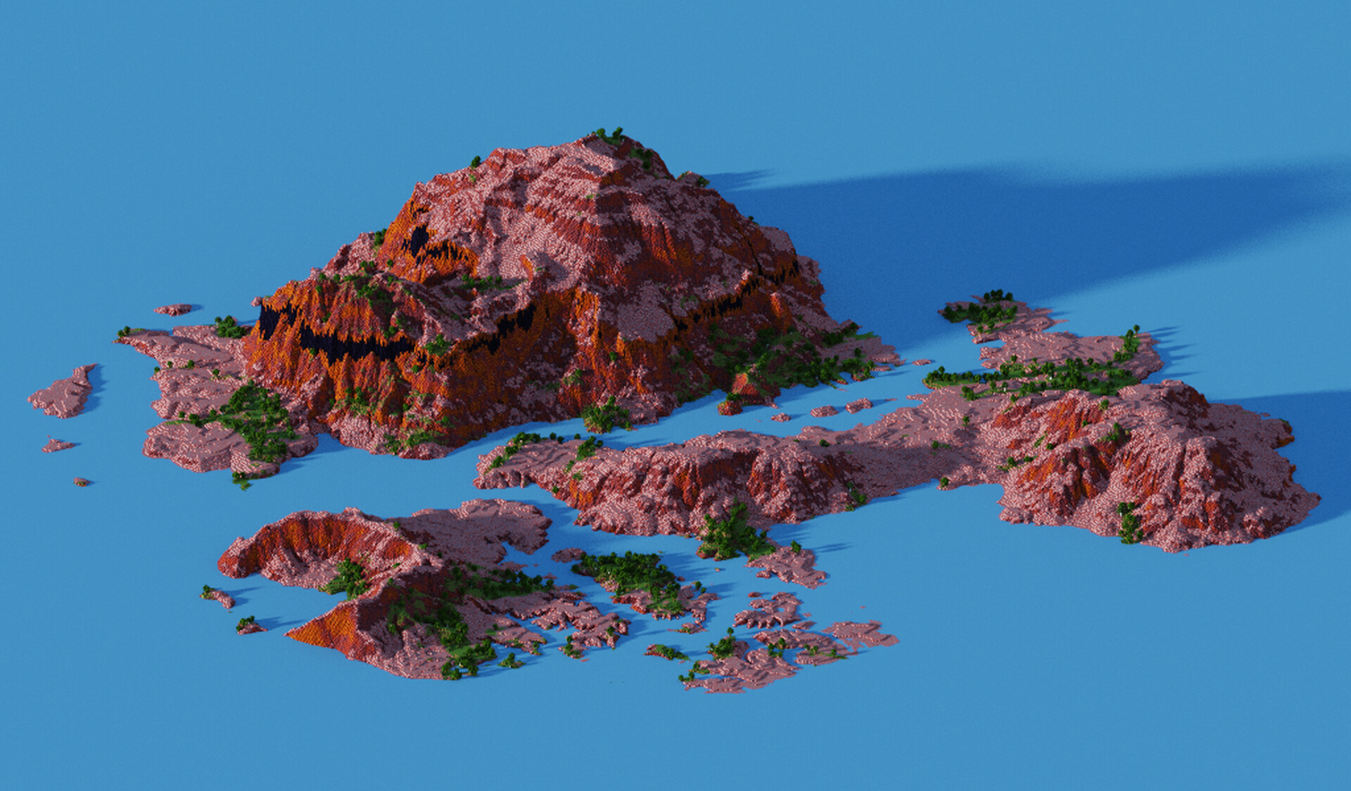 Custom TNT biome - worldpainter Minecraft Map