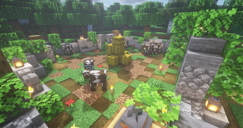 Ruin Cow pin Minecraft Map