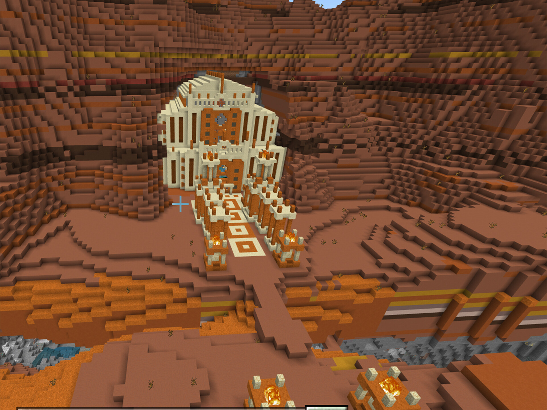 Badlands Temple Minecraft Map