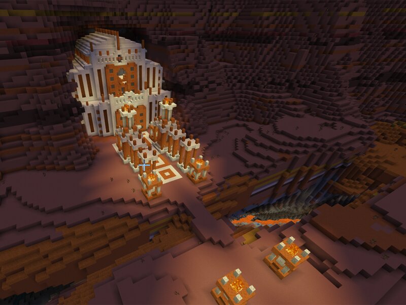 Badlands Temple Minecraft Map