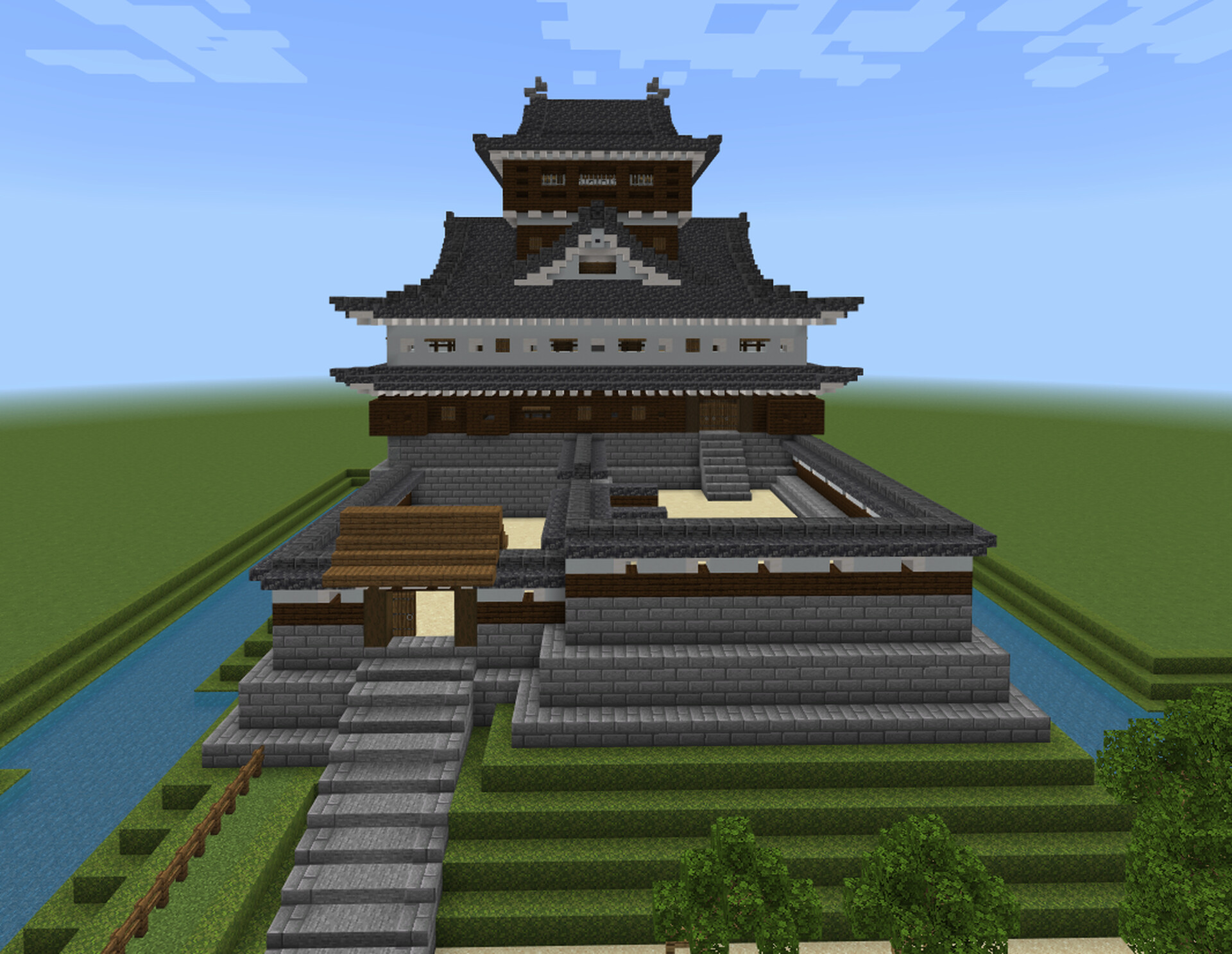 Japanese castle Minecraft Map